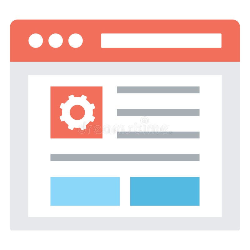 Browser Isolated Vector Illustration Icon Editable Stock Vector ...