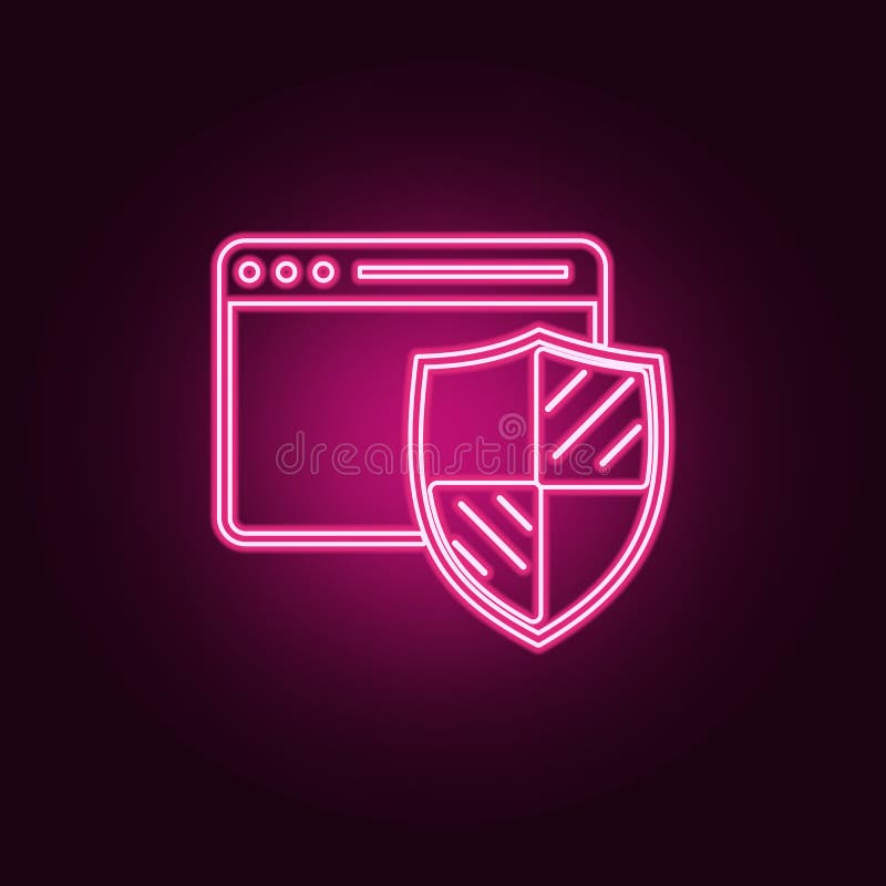 Cyber Security Icon Elements Neon Style Icons Stock Illustrations – 97 ...
