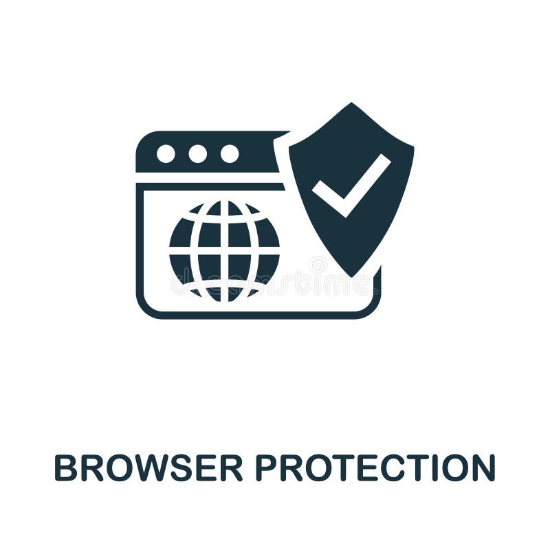 Browser Protection Logo Design with Editable Slogan. Branding Book and ...
