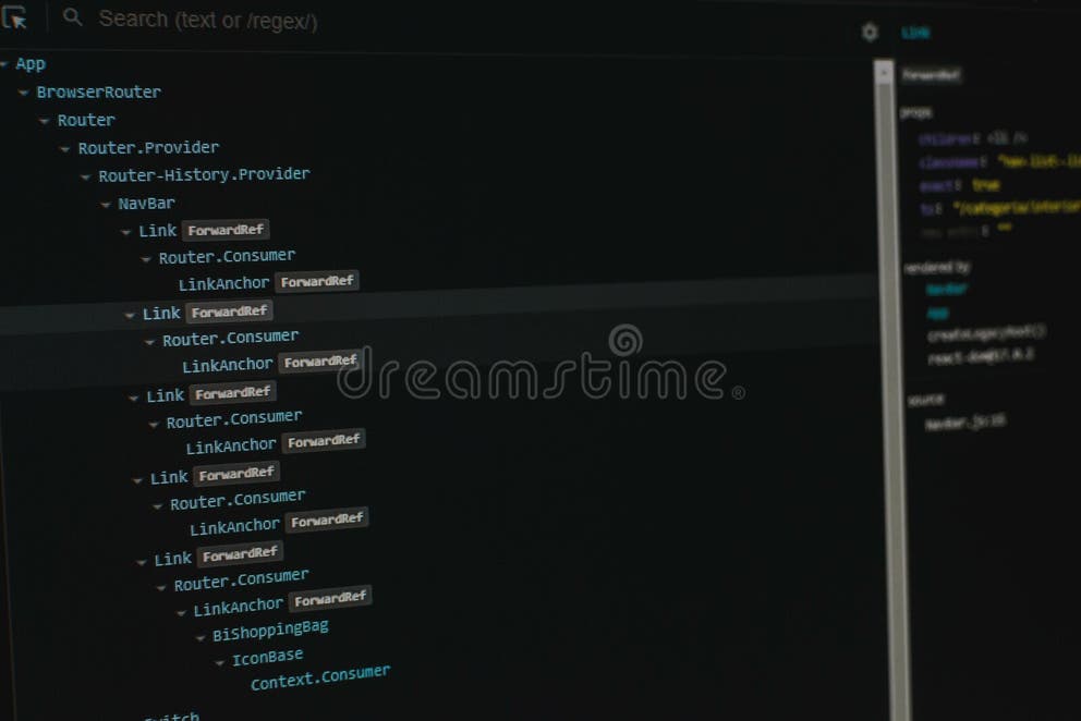 Browser Router Reactjs stock photo. Image of material - 231175786