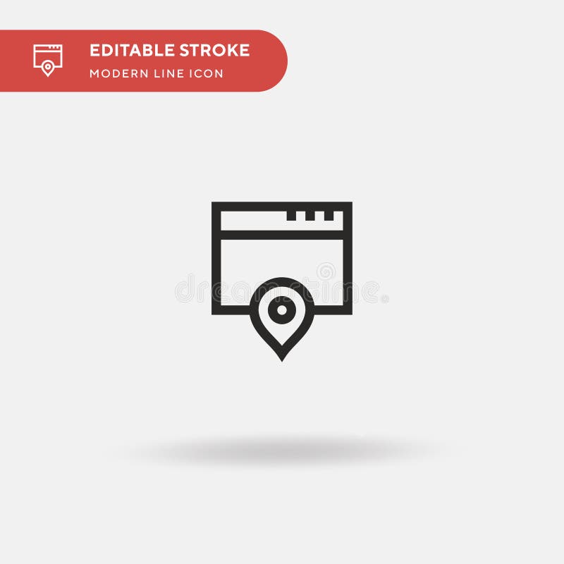 Browser Simple Vector Icon. Illustration Symbol Design Template for Web ...