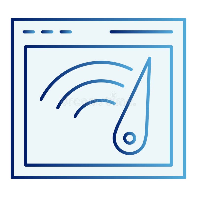 Speedometer Flat Icon. Tachometer Blue Icons in Trendy Flat Style Stock ...