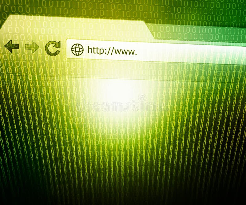Browser Technology Concept Green Stock Image - Image of research ...
