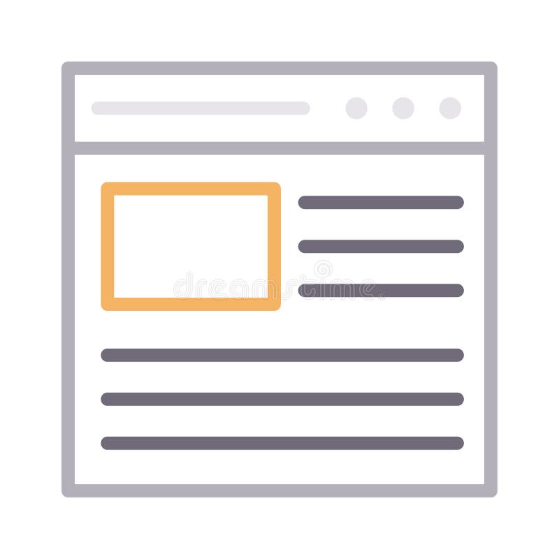 Browser Thin Line Color Vector Icon Stock Vector - Illustration of ... Browser Thin Line Color Vector Icon Stock Vector - Illustration of ...
