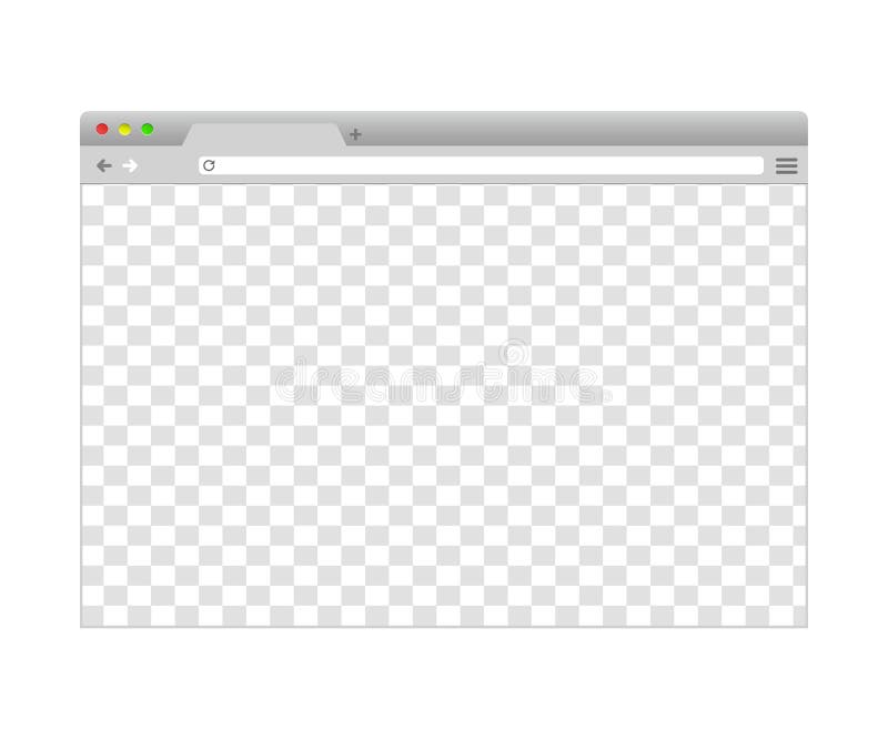 Simple Blank Browser Window Mockup Stock Vector - Illustration of ... Simple Blank Browser Window Mockup Stock Vector - Illustration of ...