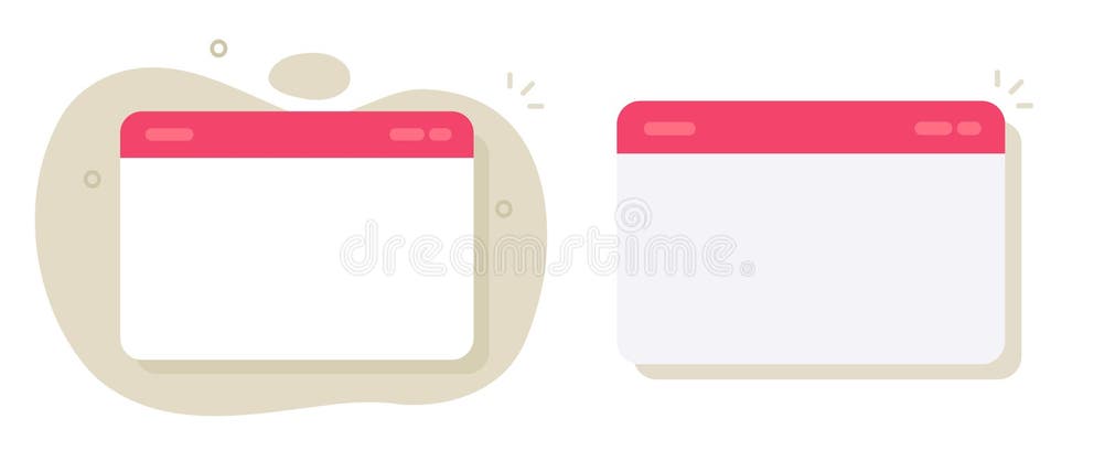 Empty Web Browser Page Stock Illustrations – 4,366 Empty Web Browser ...