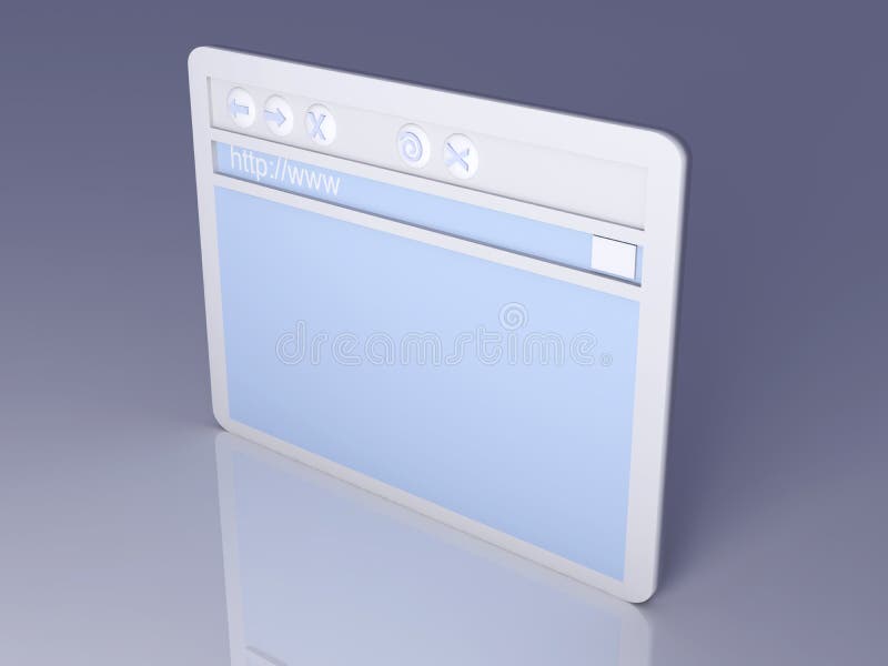 Browser Window stock illustration. Illustration of system - 9429932