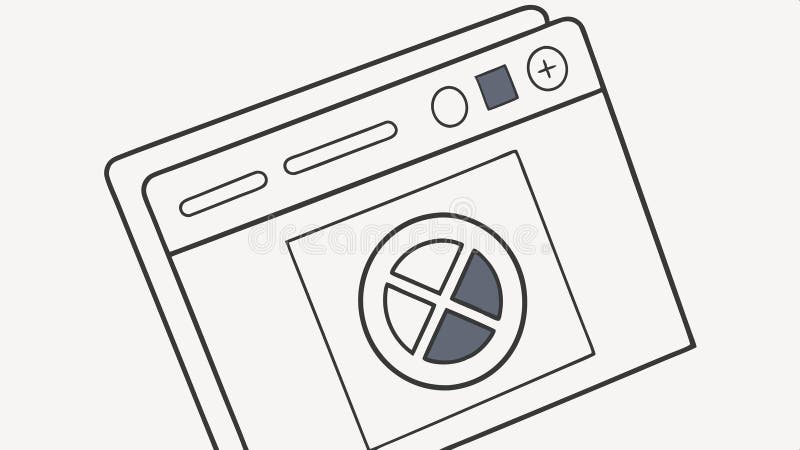 Browser Window with Globe, Internet and Web Access Icon Vector Design ...