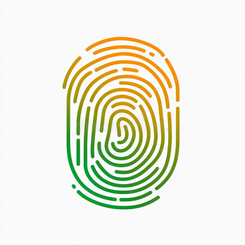 Browser Window Icon Incorporating Fingerprint Scan for Enhanced ...