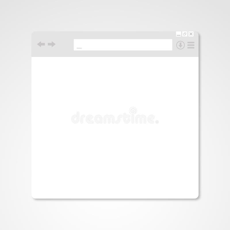 Browser Window. Internet Document Mockup Website in Flat Style. Page ... Browser Window. Internet Document Mockup Website in Flat Style. Page ...