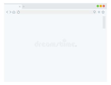Browser Window Template. Empty Web App Screen Stock Vector - Illustration of window, screen ...