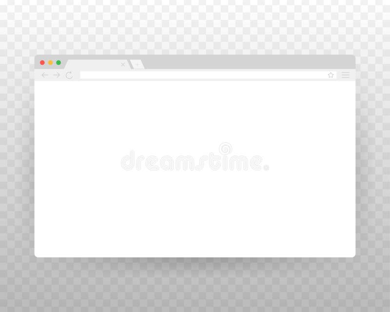 Browser Window Vector Illustration. Browser or Web Browser in Flat ...