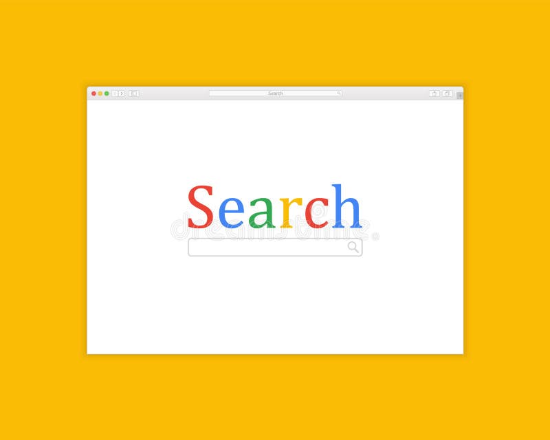 Browser Window. Browser Vector Illustration. Browser in Flat Style. Web ...