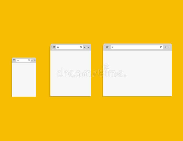 Browsers set stock illustration. Illustration of smart - 99512223