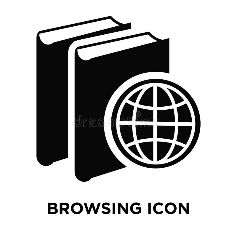 Browsing Icon in Trendy Design Style. Browsing Icon Isolated on White ...