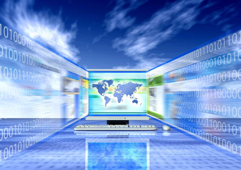 Internet Concept stock image. Image of database, globe - 4973297