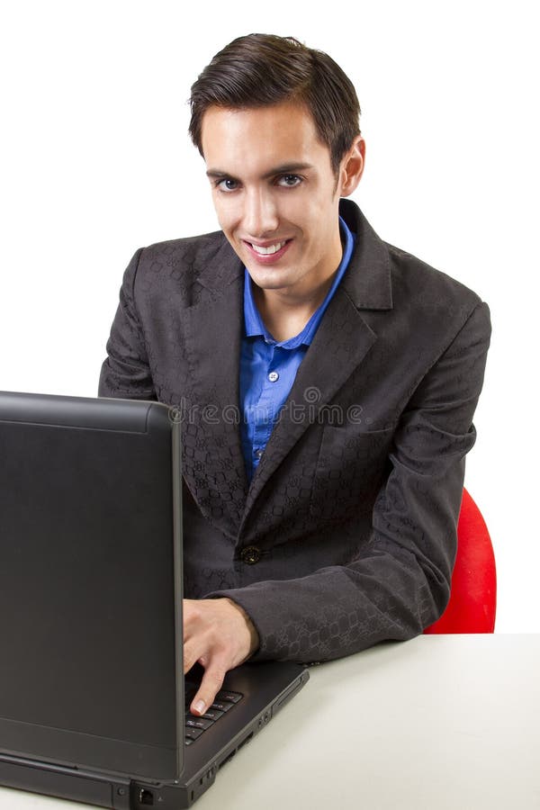 Browsing the internet stock photo. Image of businessman - 28290968