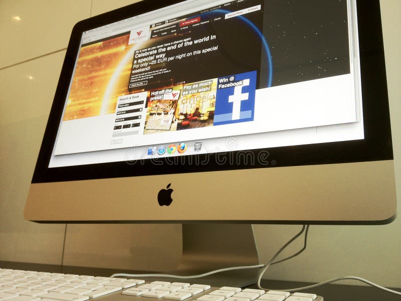 Browsing on Internet on New Mac Computer Editorial Stock Image - Image ...