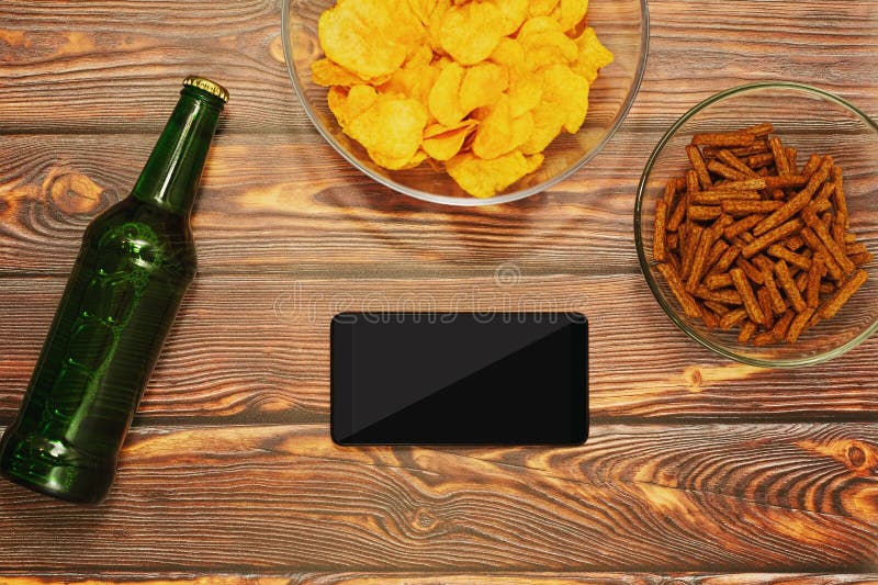 Browsing Internet with Smartphone in Bar Concept Stock Photo - Image of ...