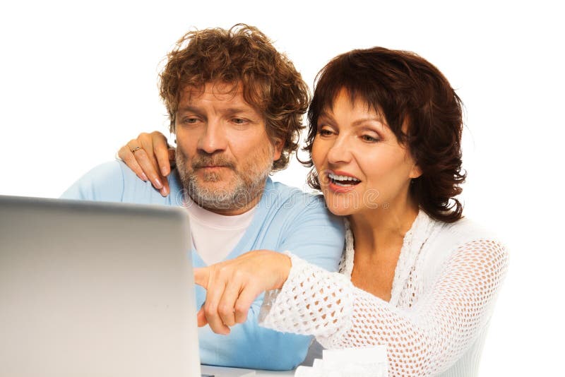 Browsing internet together stock photo. Image of attractive - 28873566