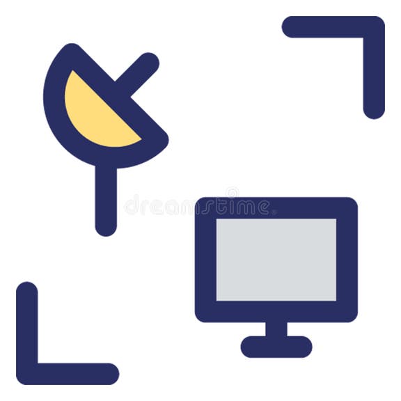 Browsing Isolated Vector with Outline Icon Which Can Easily Modify or Edit Stock Vector ...