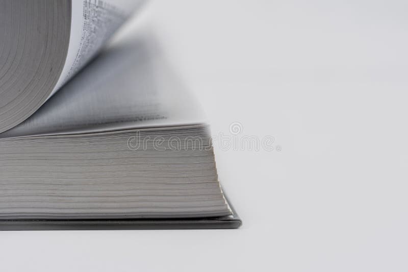 Browsing Trough a Book and Turning the Pages Stock Photo - Image of ...