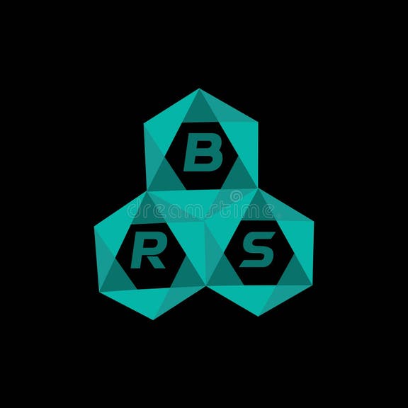 BRS Creative Minimalist Letter Logo. BRS Unique Vector Initials ...
