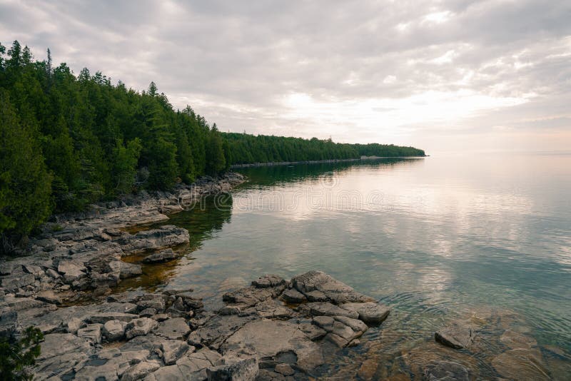 The Bruce Peninsula National Park, Ontario, Canada Stock Image - Image ...