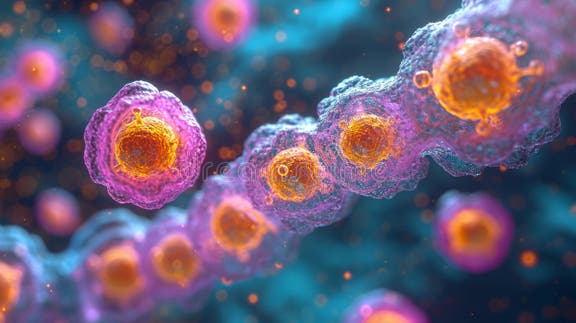 Brucellosis Bacteria Under a Microscope AI Generated Stock Illustration ...