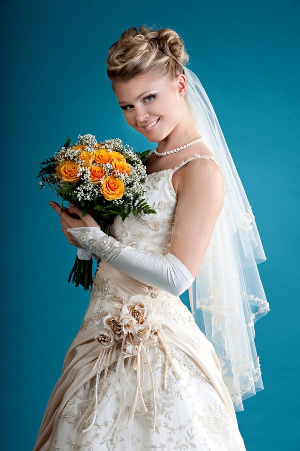 Sexig brud arkivfoto. Bild av inställning, ursnyggt, smink - 10612468