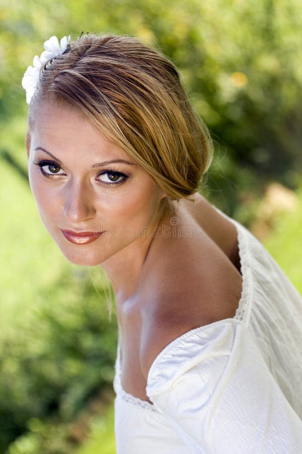 Sexig brud arkivfoto. Bild av inställning, ursnyggt, smink - 10612468