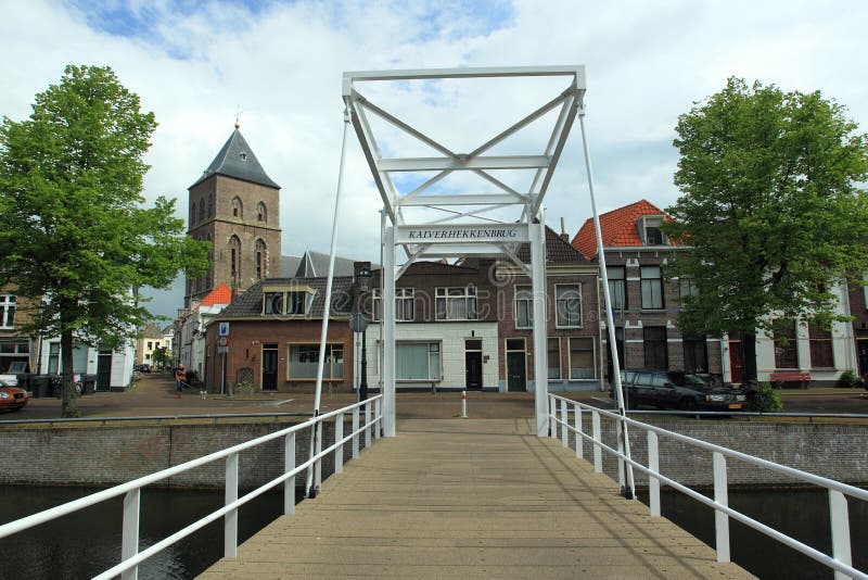 Brug in Kampen stock afbeelding. Image of boom, reis - 41321157