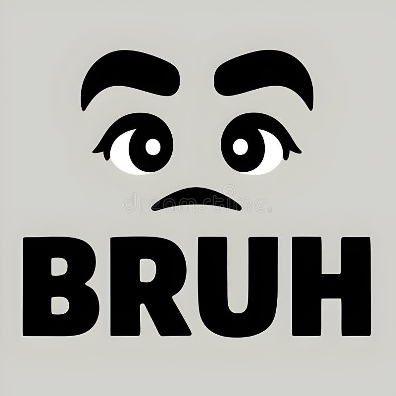 Bruh Eyebrow Stock Illustrations – 2 Bruh Eyebrow Stock Illustrations ...