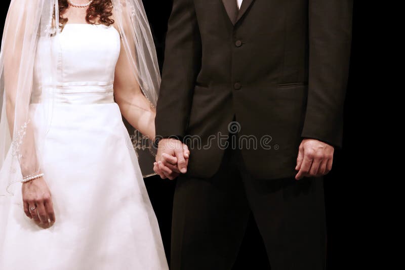Bruid en Bruidegom stock foto. Image of ring, kostuums - 2491612