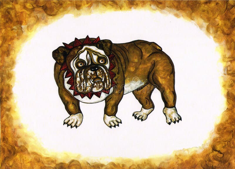 Bruiser stock illustration. Illustration of cuddly, domestic - 7350289