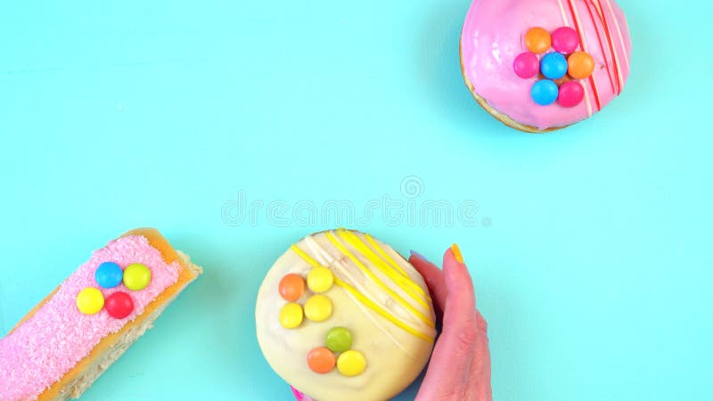 Bruit Art Colourful Bakery Goodies Image stock - Image du rose ...