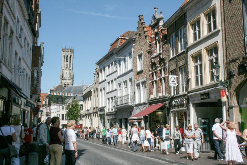 Brujas Francia imagen de archivo editorial. Imagen de torre - 94450129