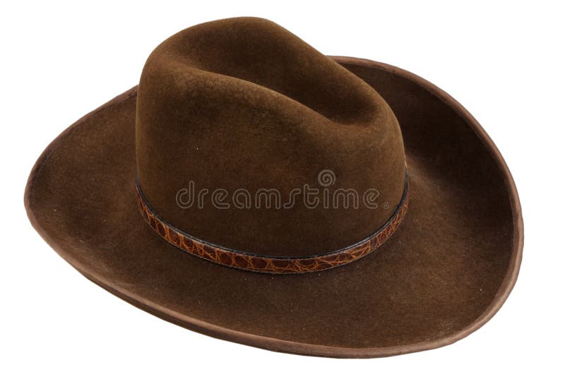 Brun cowboy Hat fotografering för bildbyråer. Bild av manlig - 112429259