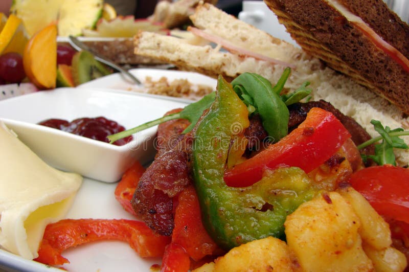 Brunch Time stock photo. Image of hunger, salad, corn - 7220474