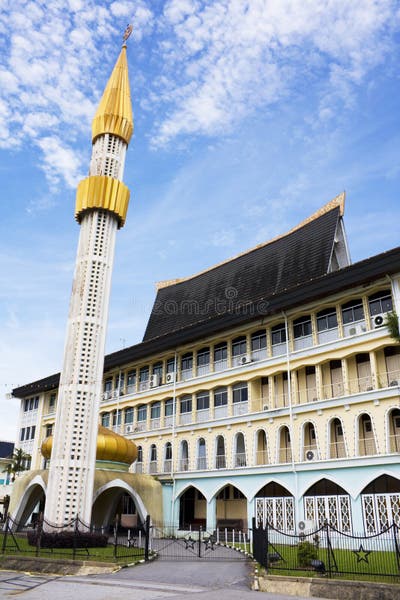 Brunei Architecture stock photo. Image of minaret, tradition - 12219310