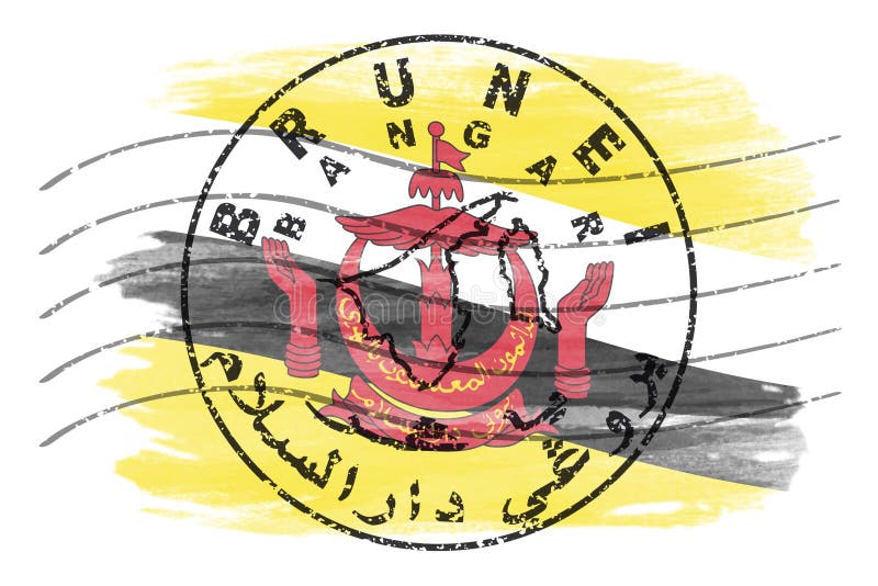 Brunei Bangar Seal Map Stock Illustrations – 2 Brunei Bangar Seal Map ...