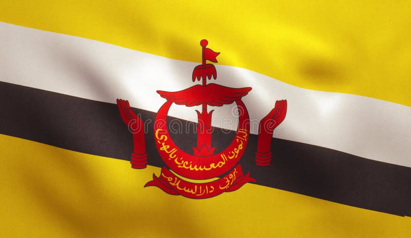 Brunei Flag stock illustration. Illustration of design - 93213617