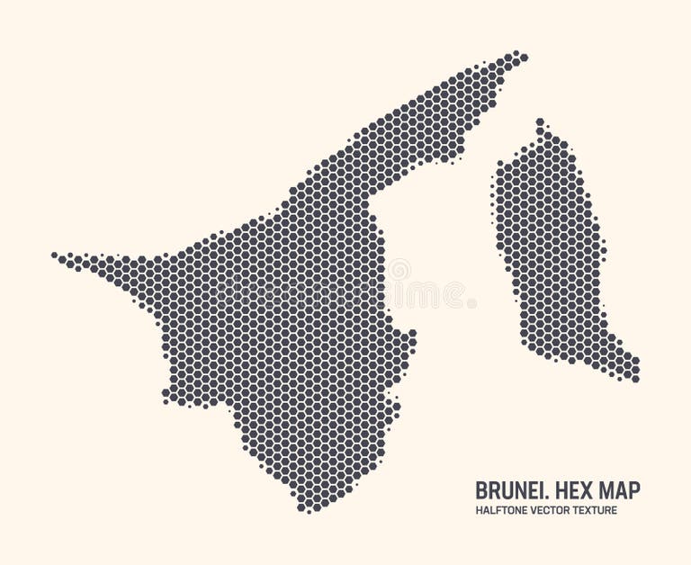 Halftone Brunei Map Stock Illustrations – 28 Halftone Brunei Map Stock ...