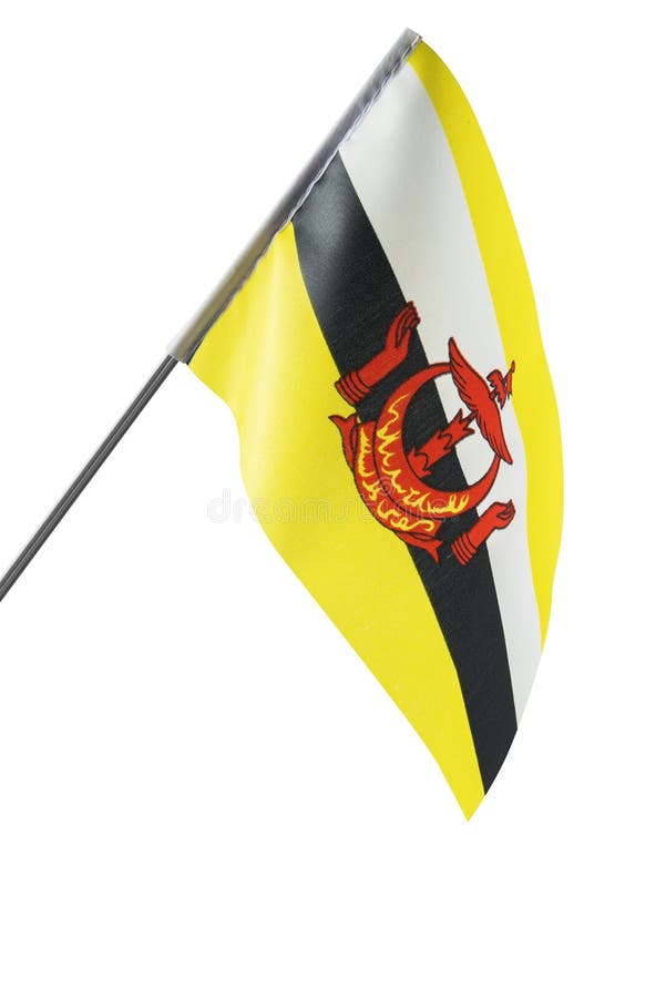 Brunei national flag stock image. Image of democracy - 256662727