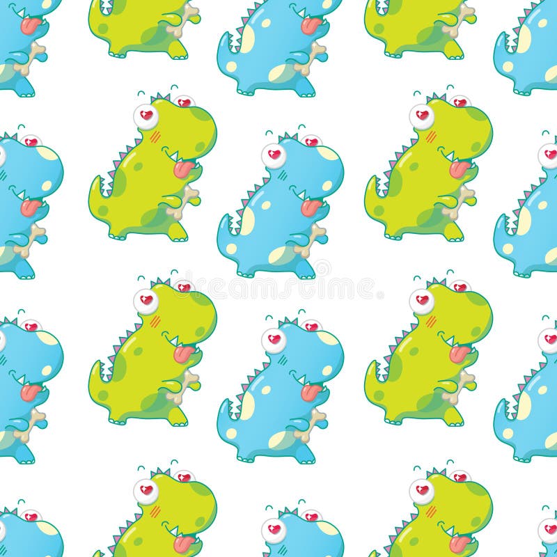 Bruno t-rex stock vector. Illustration of backdrop, cartoon - 58308105