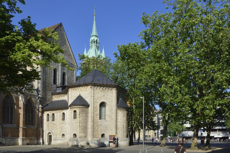 Brunswick Cathedral in Braunschweig Editorial Stock Photo - Image of ...
