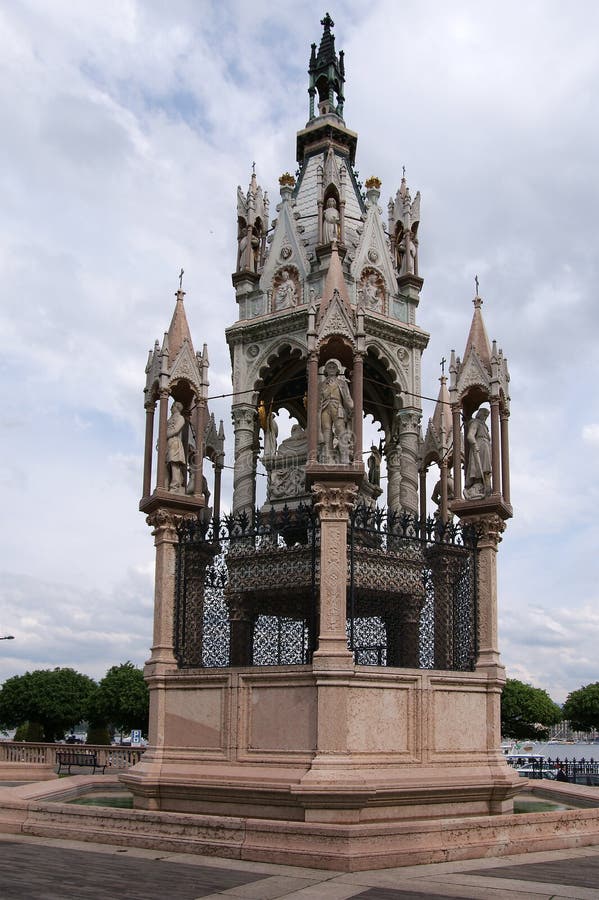 Brunswick Monument in Geneva, Switzerland Stock Photo - Image of city ...