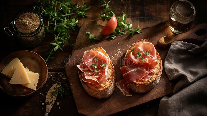 Parma Ham Parmesan Cheese Stock Illustrations – 128 Parma Ham Parmesan ...
