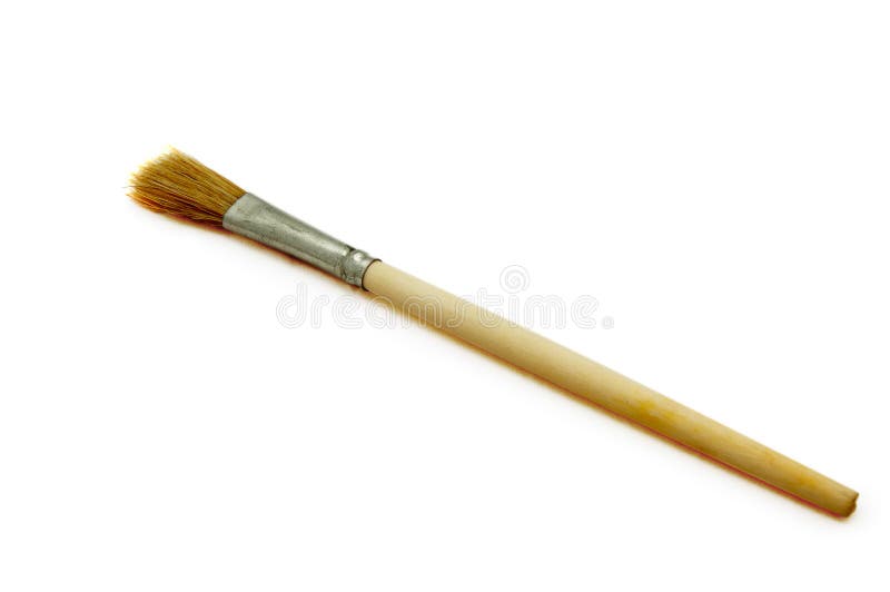 Single artists paint brush stock photo. Image of brush - 11614042