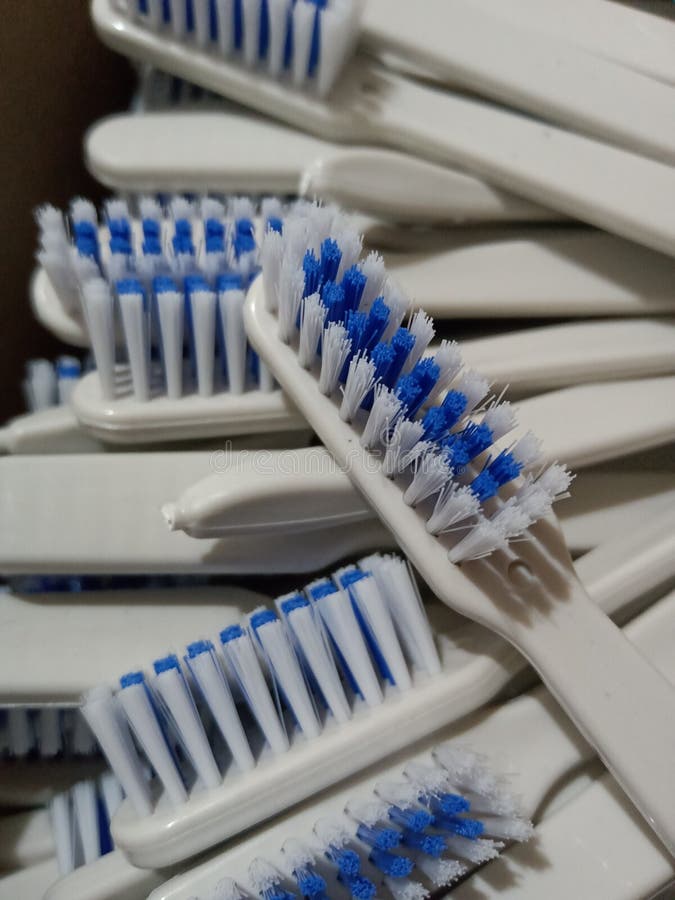 Brush Blue White Industrie Dental Kit Product Stock Image - Image of ...